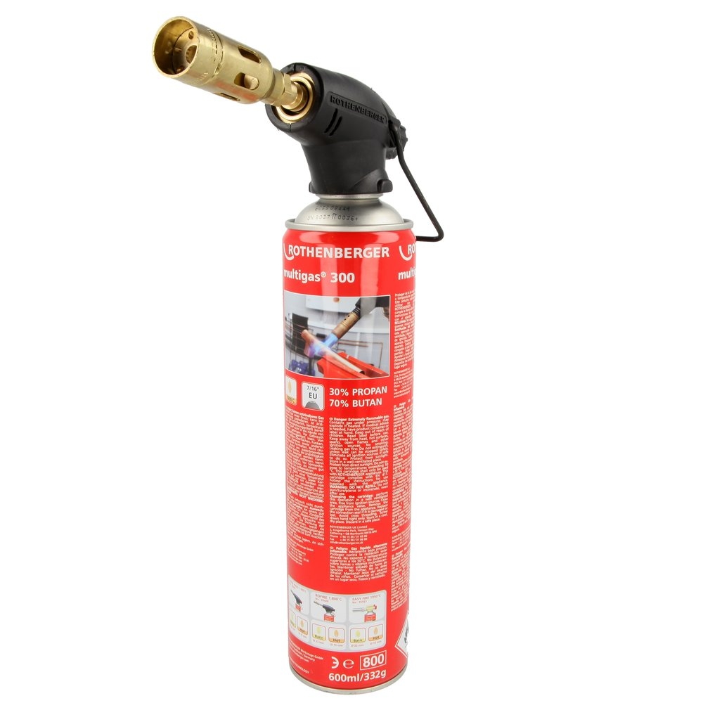 Rothenberger MULTIGAS 300 (600ml, 7/16˝) - Plyn-PROPÁN/BUTÁN - Horáky a ...
